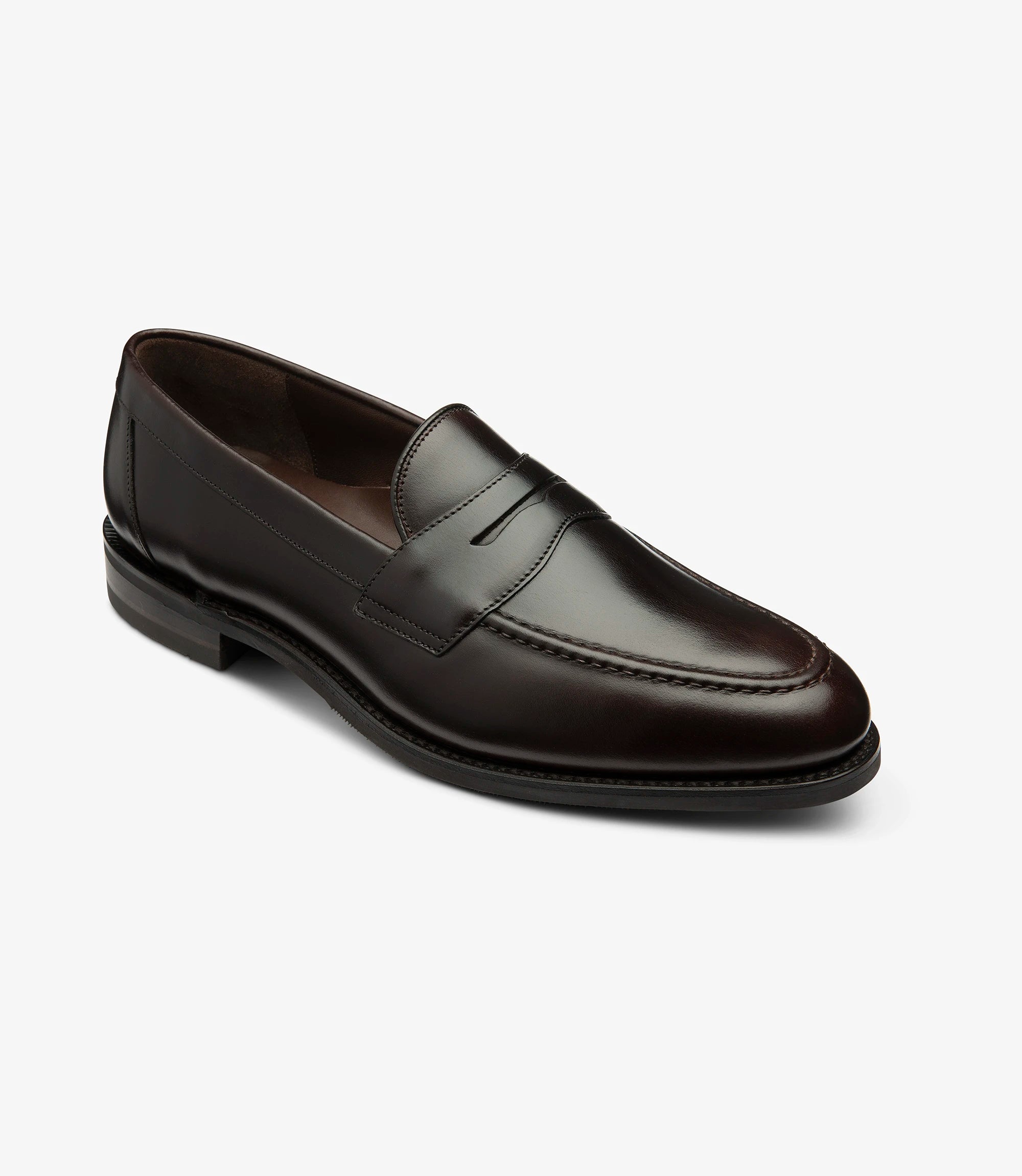 Loake Imperial Dark Brown Waxed Leather – Hr. Sko